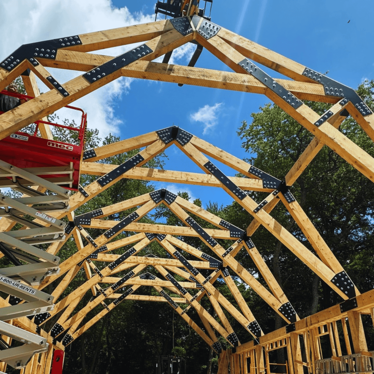 Heavy Timber Trusses Landing Page - The Pennsylvania Sawmill Company